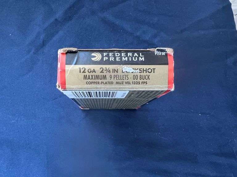 Federal Premium 12 GA Shotgun Shells - Prime Time Auctions, Inc.