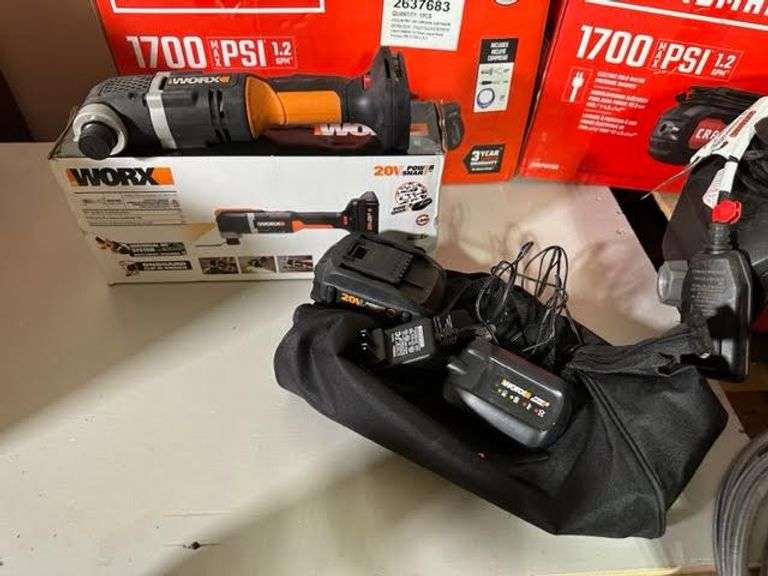 Works Oscillating Tool Kit - Prime Time Auctions, Inc.