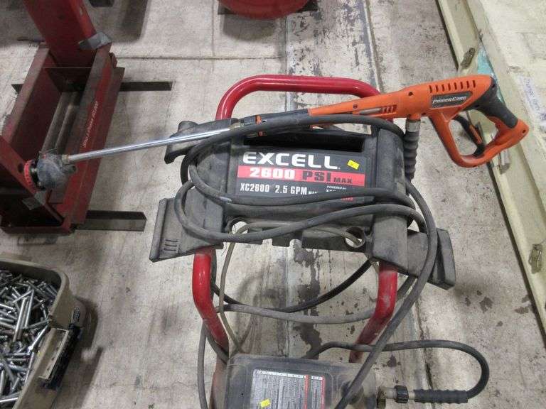 Excell 2800 PSI Pressure Washer - Prime Time Auctions, Inc.
