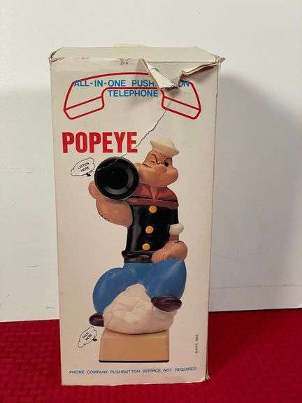 Popeye Phone Circa 1982 - Prime Time Auctions, Inc.