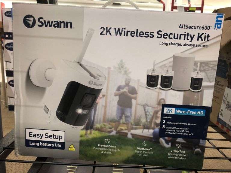 Swann 2K Wireless Security Kit - Prime Time Auctions, Inc.