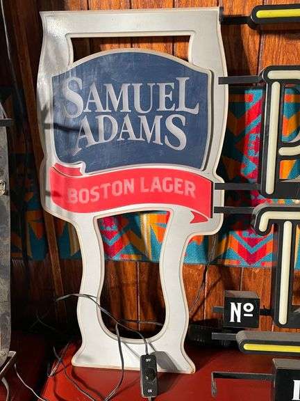 Samuel Adams Beer Sign - Prime Time Auctions, Inc.