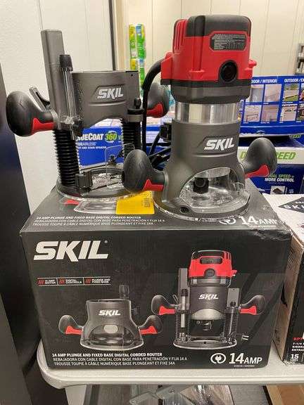 Skil 14 AMP Plunge and Fixed Base Digital Corded Router - Prime Time ...
