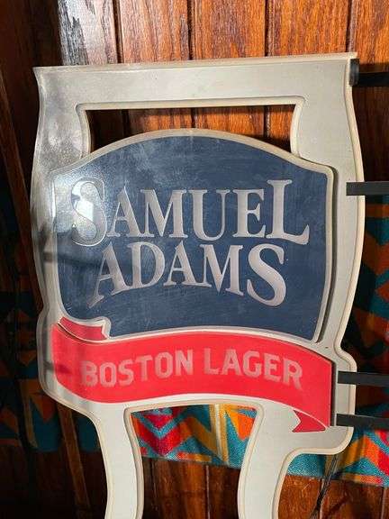 Samuel Adams Beer Sign - Prime Time Auctions, Inc.