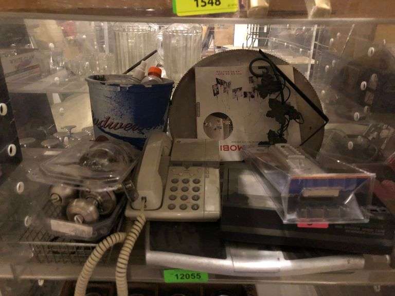 Phone, Door Knobs, Remote, Budweiser Bucket - Prime Time Auctions, Inc.