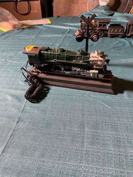 Vintage Train Phone with Railroad Crossing - Prime Time Auctions, Inc.