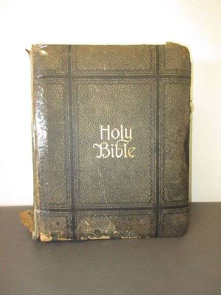 1891 Holy Bible - Prime Time Auctions, Inc.