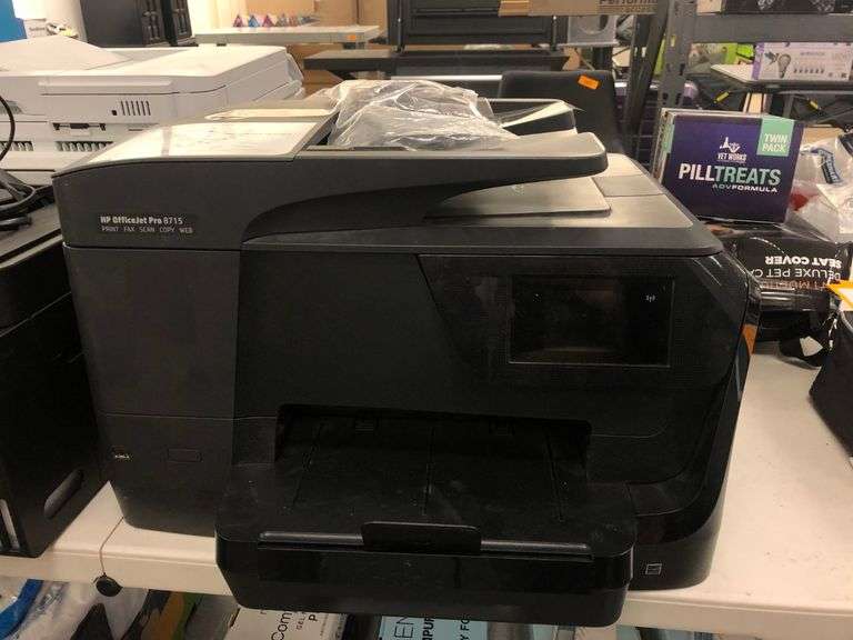 HP OfficeJet Pro 8715 Printer - Prime Time Auctions, Inc.