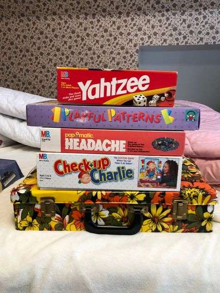 Barbie's with Accessories, Yahtzee Check Up Charlie, Headache Game ...