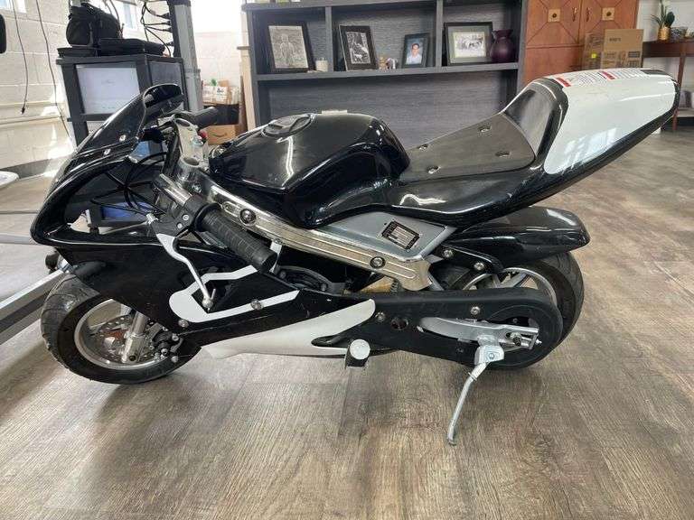 49cc Mini Bullet Bike 2-Stroke - Prime Time Auctions, Inc.