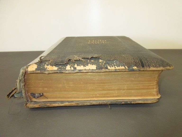 1891 Holy Bible - Prime Time Auctions, Inc.