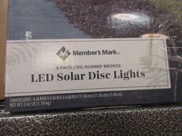 LED Solar Disc Lights - Prime Time Auctions, Inc.