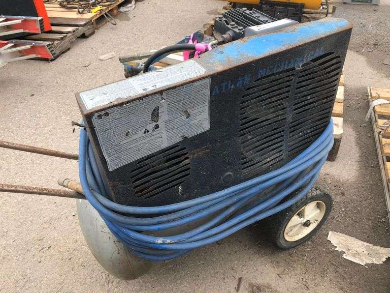 Silver Bullet Sanborn Air Compressor - Prime Time Auctions, Inc.