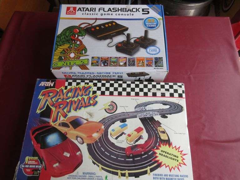 Atari Flashback Classic Game Console, Artin Racing Rivals - Prime Time ...