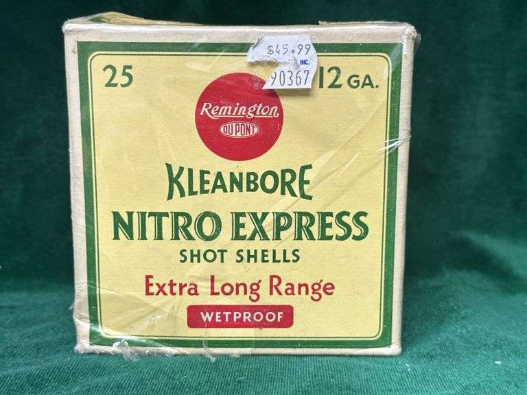 25 12 Ga Remington Kleanbore Nitro Express Shot Shells - Prime Time ...