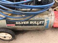 Silver Bullet Sanborn Air Compressor - Prime Time Auctions, Inc.