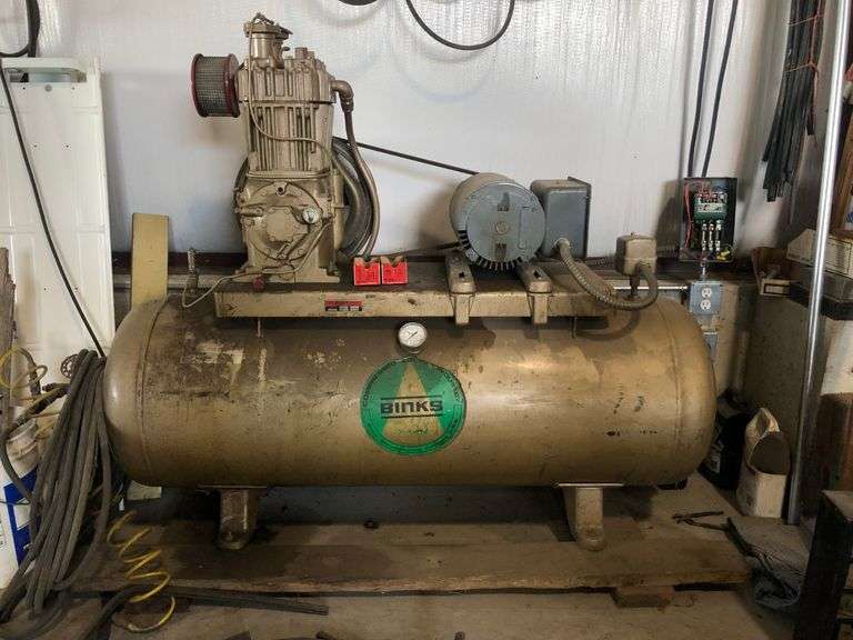 Binks Air Compressor - Prime Time Auctions, Inc.