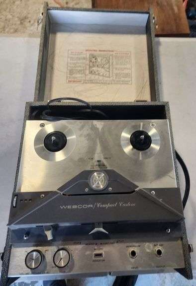 Webcor Tape Recorder - Prime Time Auctions, Inc.