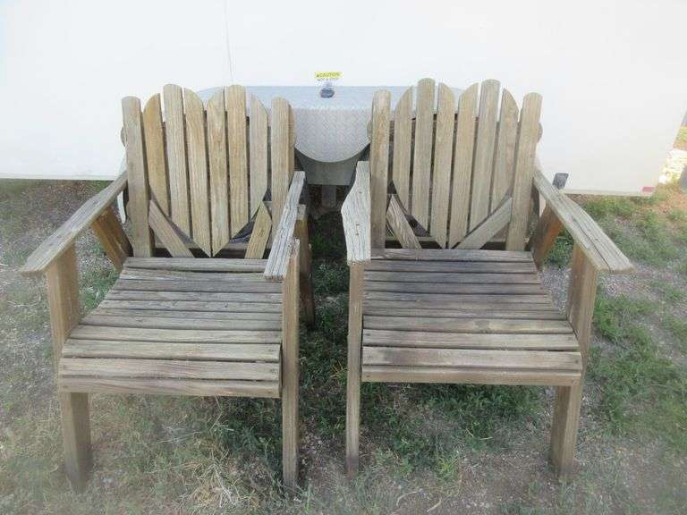 2) Vintage Adirondack Chairs - Prime Time Auctions, Inc.