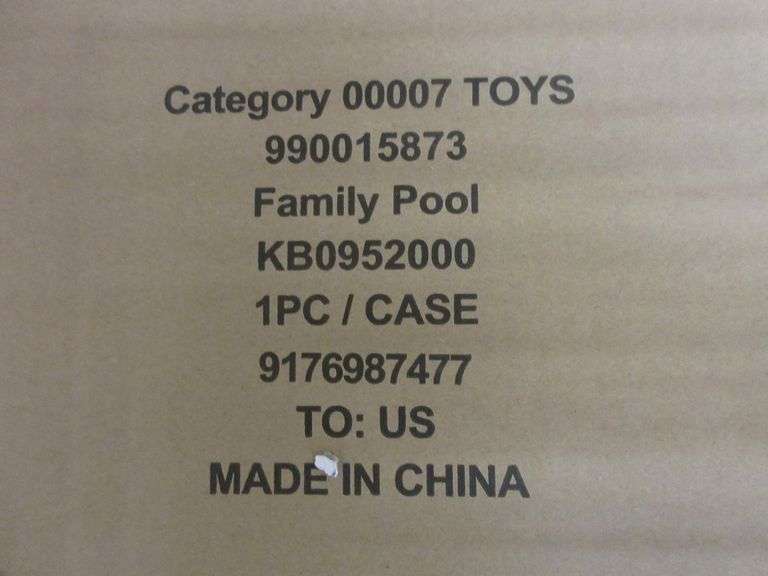 Members Mark Family Pool - Prime Time Auctions, Inc.