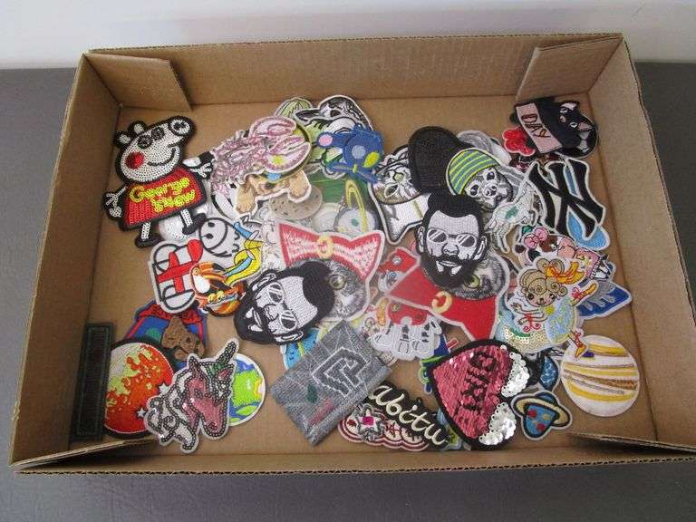 Assorted Iron-On Patches - Prime Time Auctions, Inc.