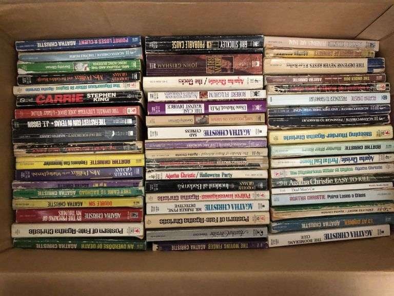 Agatha Christie Books, Dorothy Gilman Books, Carrie by Stephen King ...