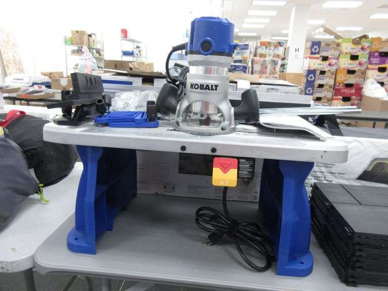 Kobalt 12 Amp Motor Fixed Base Router - Prime Time Auctions, Inc.