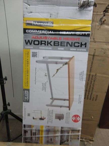 Seville UltraHD Adjustable Height Workbench - Prime Time Auctions, Inc.