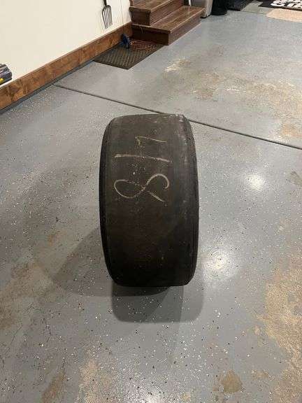 Authentic #48 Jimmie Johnson Nascar Tire Mounted on Basset Wheel ...