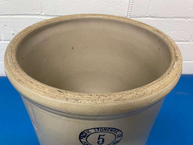 Five Gallon Pacific Stoneware Crock - Prime Time Auctions, Inc.