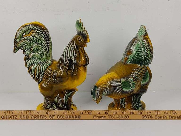 Royal Haeger, Chicken and Rooster Figurines - Colorado Premier Realty ...