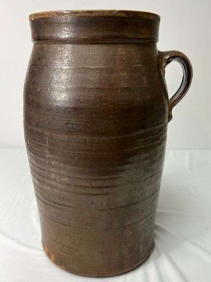Large Vintage Crock - Colorado Premier Realty & Auction Services