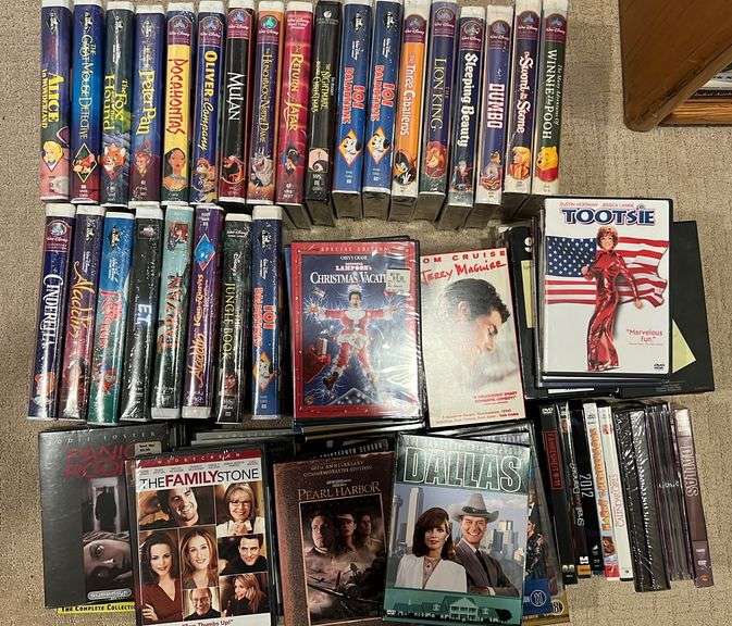 Vintage Disney VCR / VHS Videos - Colorado Premier Realty & Auction ...