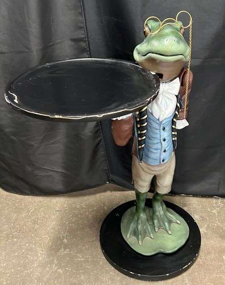 Standing Frog Side Table - Colorado Premier Realty & Auction Services