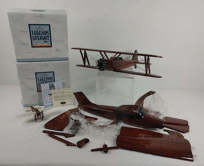 Hallmark, Wooden Model Planes - Colorado Premier Realty & Auction Services