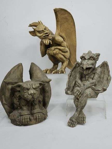 Gargoyle Statues - Colorado Premier Realty & Auction Services