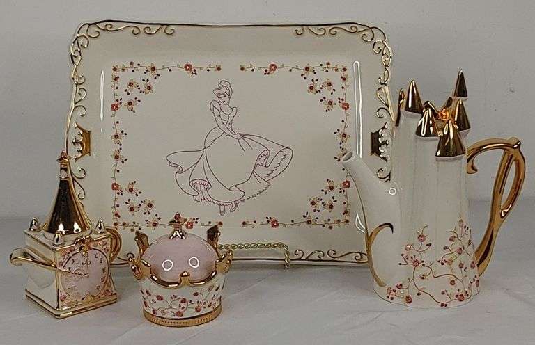 Disney, Cinderella Porcelain Tea Set - Colorado Premier Realty ...