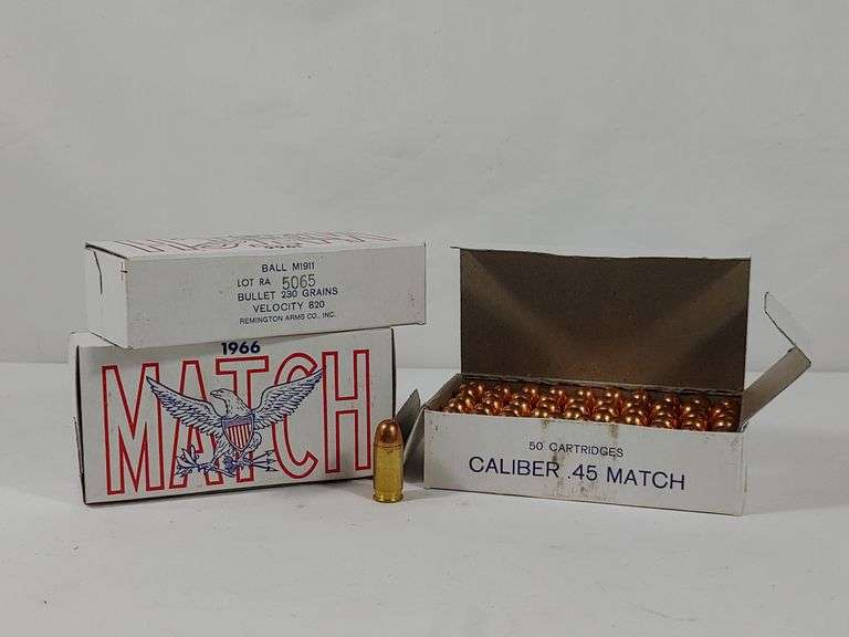Olin Mathieson, Match 45 Caliber Cartridges - Colorado Premier Realty ...
