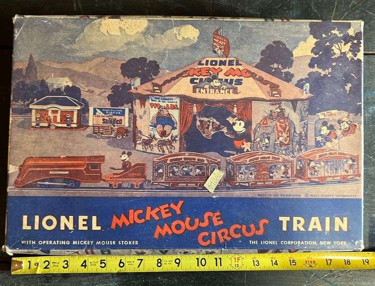 Lionel, Mickey Mouse Circus Train - Colorado Premier Realty & Auction ...