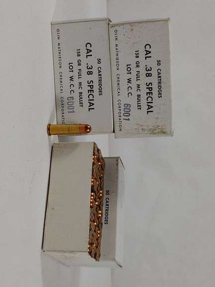 Olin Mathieson, 38 Special Caliber Cartridges - Colorado Premier Realty ...