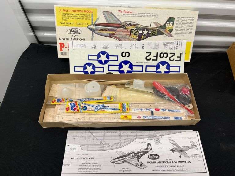 Vintage Airplane Models, Kits - Colorado Premier Realty & Auction Services