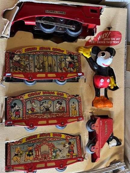 Lionel, Mickey Mouse Circus Train - Colorado Premier Realty & Auction ...