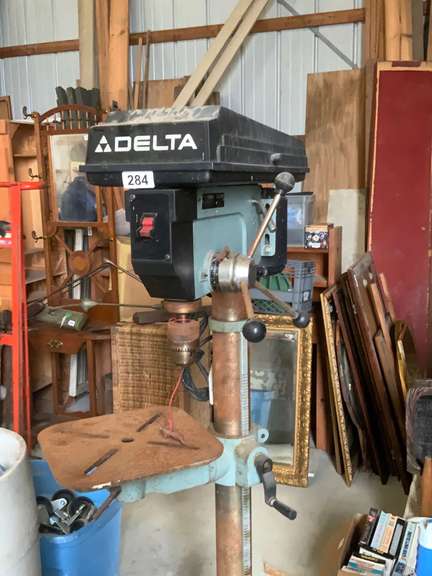 Delta Floor Standing Drill Press- Powers On, CLICK TO VIEW MORE DETAILS ...