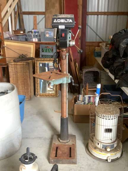 Delta Floor Standing Drill Press- Powers On, CLICK TO VIEW MORE DETAILS ...