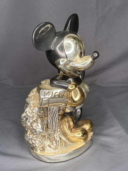 D’Argenta Disney Mickey Mouse silver plated statue - Coastal Downsizing LLC