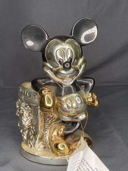 D’Argenta Disney Mickey Mouse silver plated statue - Coastal Downsizing LLC