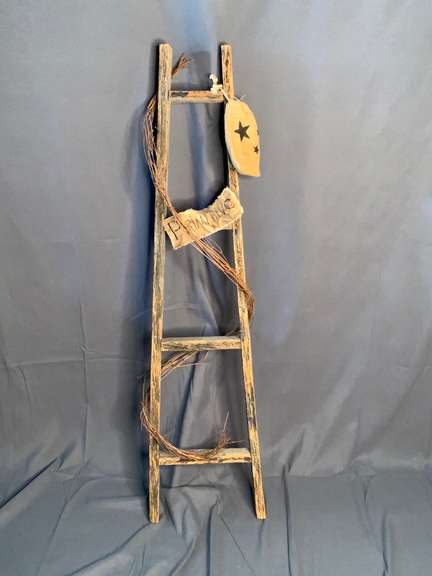Rustic/Primitive Ladder Decor - Coastal Downsizing LLC