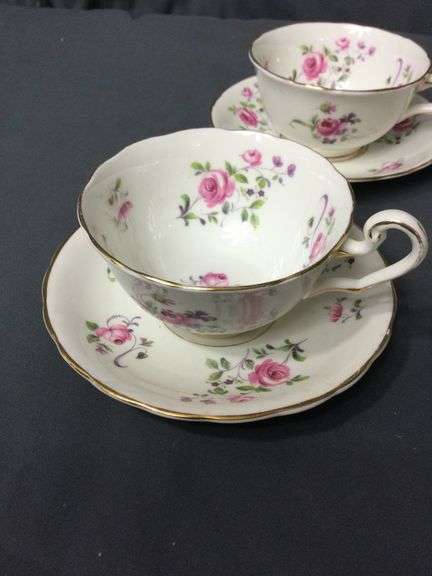 Vintage Victoria C& E Bone China Floral Tea Cup & Saucer, Made in ...