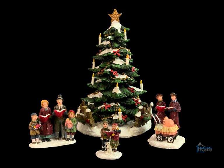 The Village Collection by St. Nicholas Square “Caroling Around The Tree ...