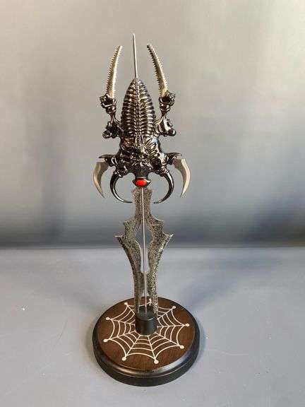 Ceremonial Spider Dagger Display 15” Tall - Coastal Downsizing LLC
